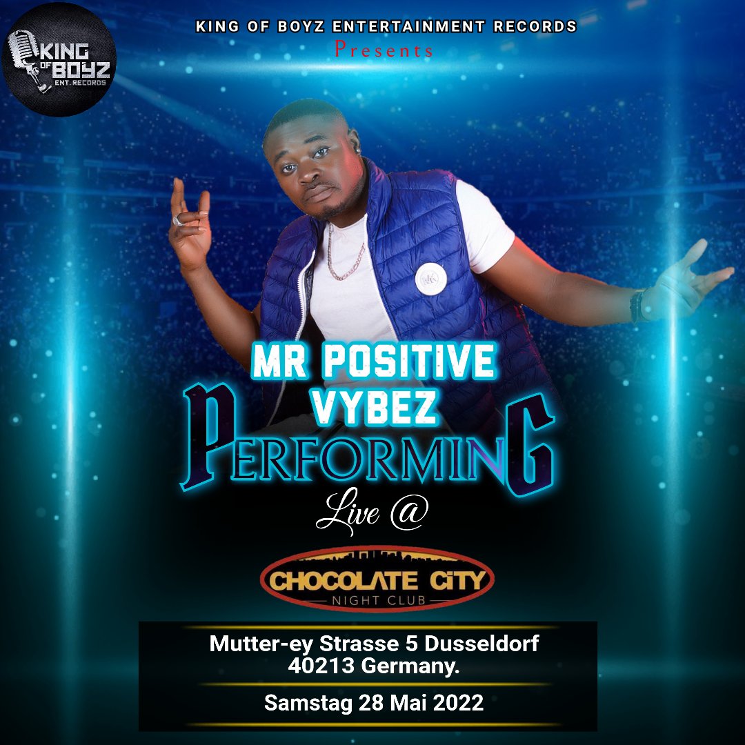 Mr Positive, Nigerian Germany-based Afrobeats artiste, to perform live ...